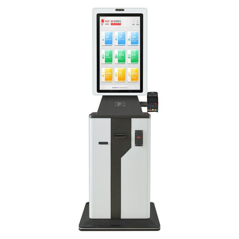 Smart Self Service Kiosk Queue Management System Card Reader Payment