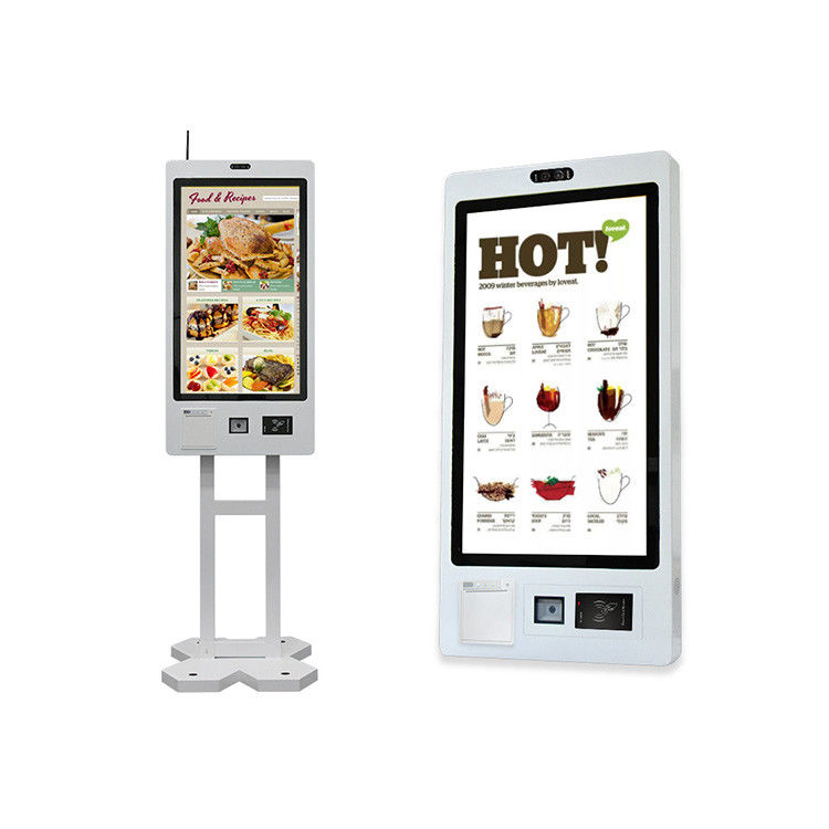 Self Checkout Fast Food Self-Service Ordering Kiosk 27 Inch Touch ...