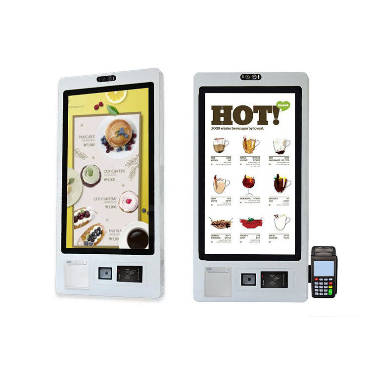 21.5inch touch screen information system Thermal Printer Restaurant ...