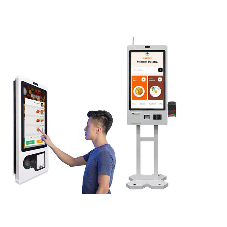 1920X1080 Custom Logo Self Ordering Kiosk For Desktop Wall And Floor