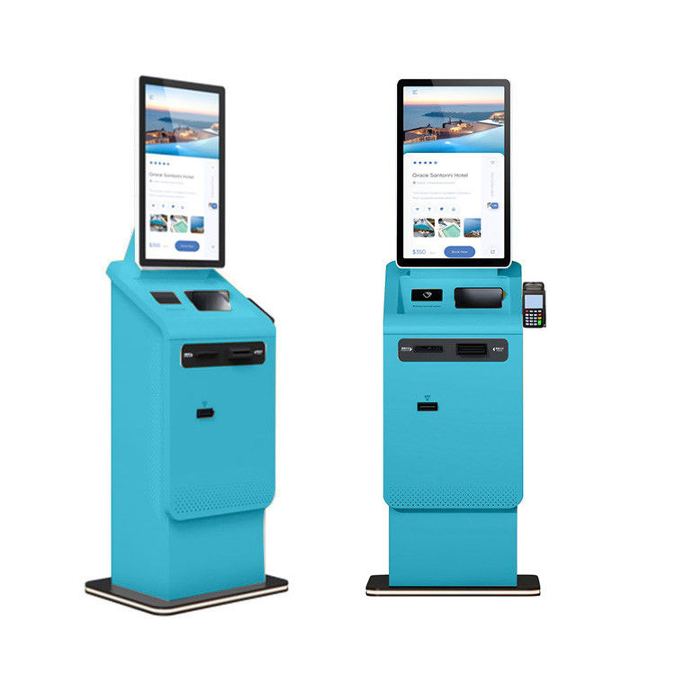 Self Service Kiosk Interactive Touch Screen Cash Acceptor Currency Exchange Self Service Payment ...