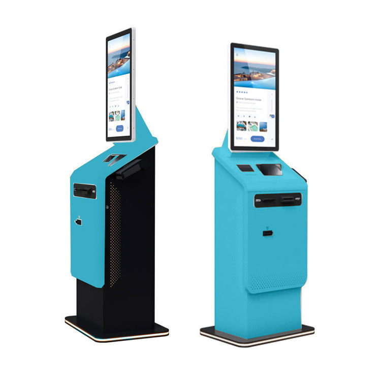 Touch Screen Cash Recycler Machine With QR Code Ticket Types And Payment
