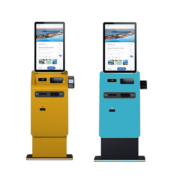 Crtly Standing Touch Screen Kiosk Self Service Bill Payment Ticket Machine Bus Station Kiosk ...