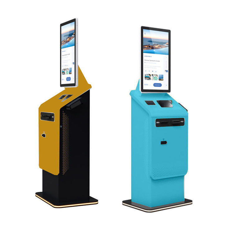 Crtly Touch Screen Self Service Booth Printer Bill Cash Payment Kiosks ...