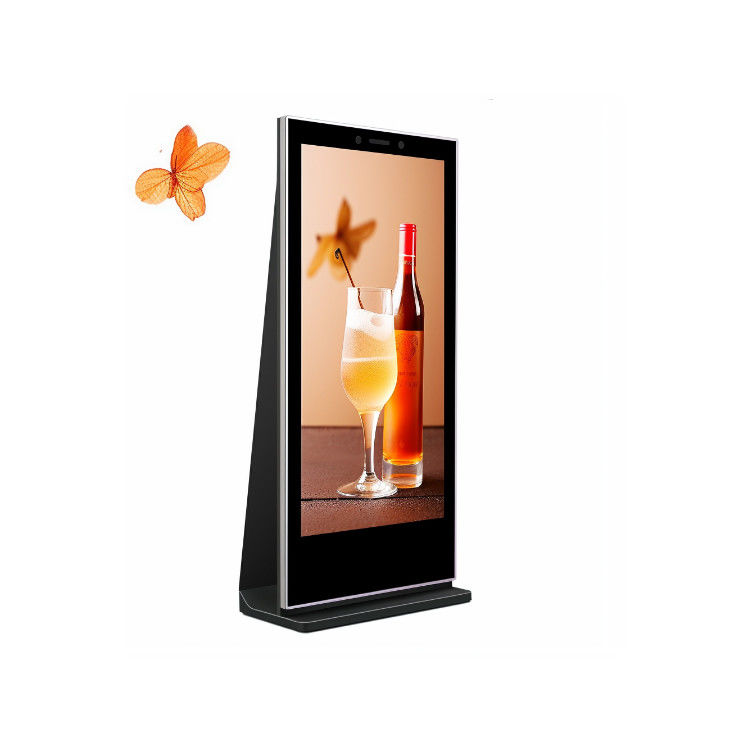 Android System Touch Screen Digital Signage Kiosk 55 Inch Floor Standing