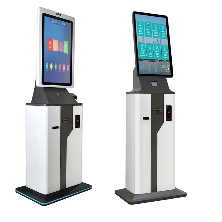 27inch Self Service Touchscreen Hotel Check in Kiosk with Card ...