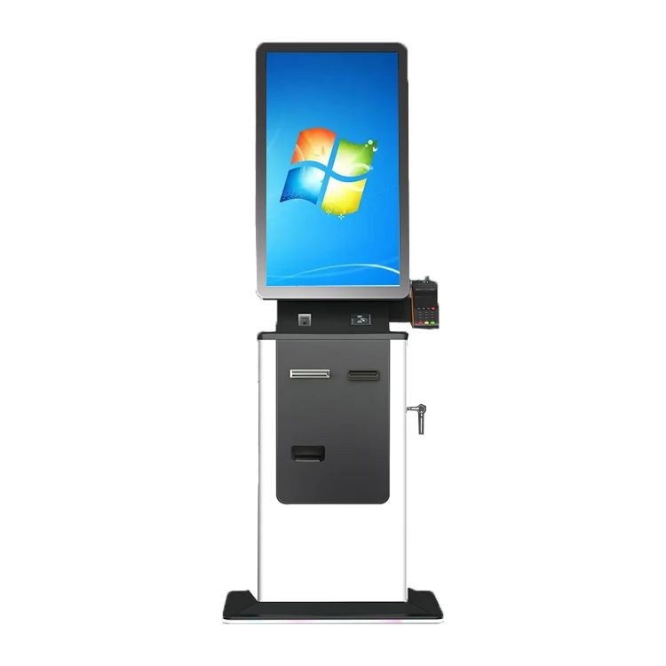 Capacitive Touch 10 Point Check In Kiosk Vertical Optional Electric ...
