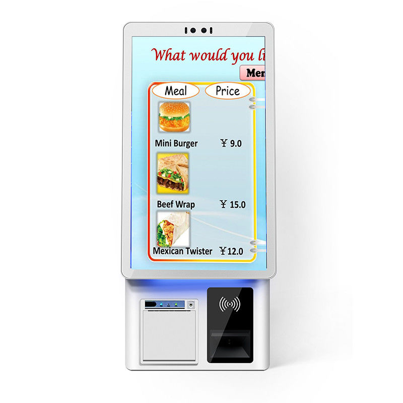 21.5 Inch Restaurant Self Ordering Kiosk Restaurant Mcdonald'S Touch ...