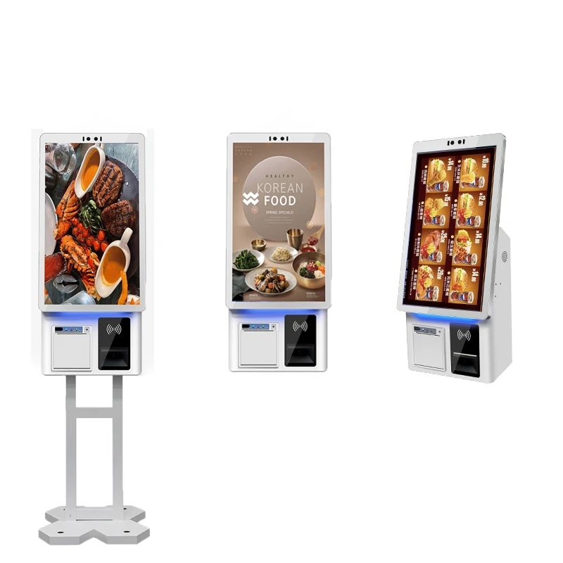 Crtly 18.5" Floor Free Standing Kiosk Touch Screen Self Checkout Kiosk ...
