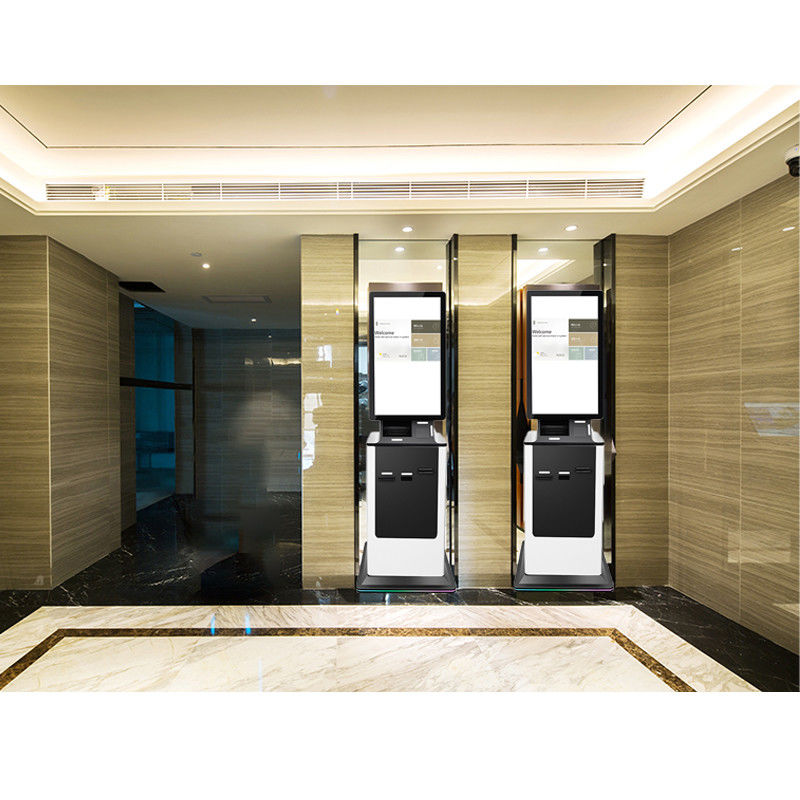 Self Service Payment Kiosk Airport Hotel Capacitive Touch Cash Currency ...