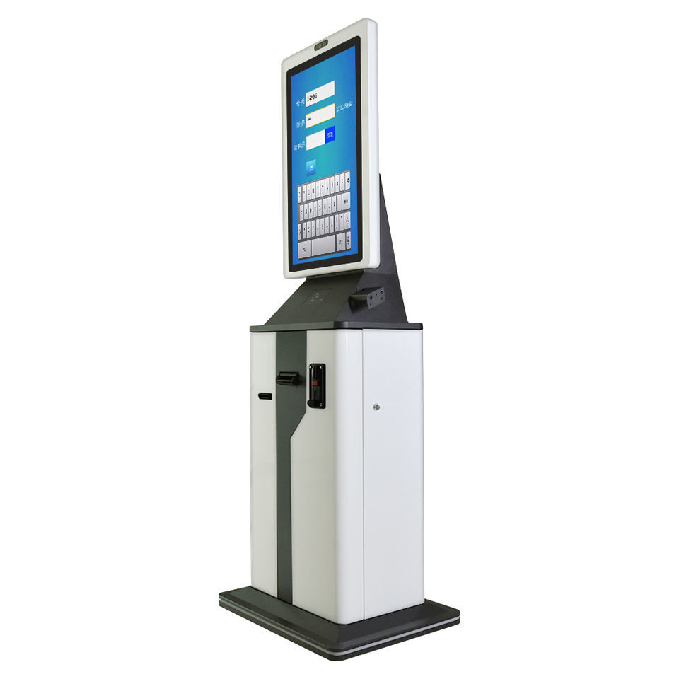 Bank Self Service Kiosk Terminal Enclosure Financial Equipment Shell ...