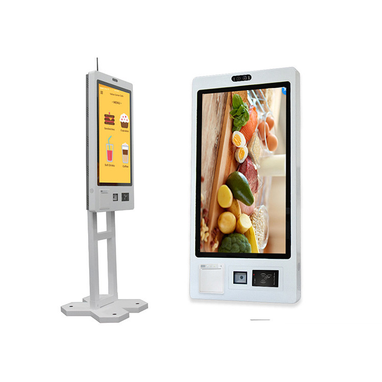 27 inch Self Service Kiosk Interactive Touch Checkout Restaurant Self ...