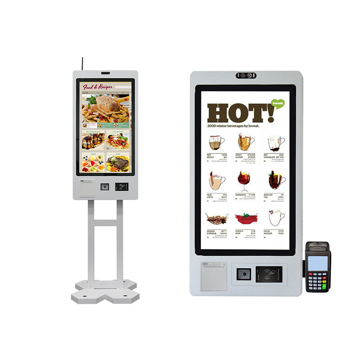 32 Inch Android Unmanned Counter Restaurant Self Ordering Kiosk for KFC ...