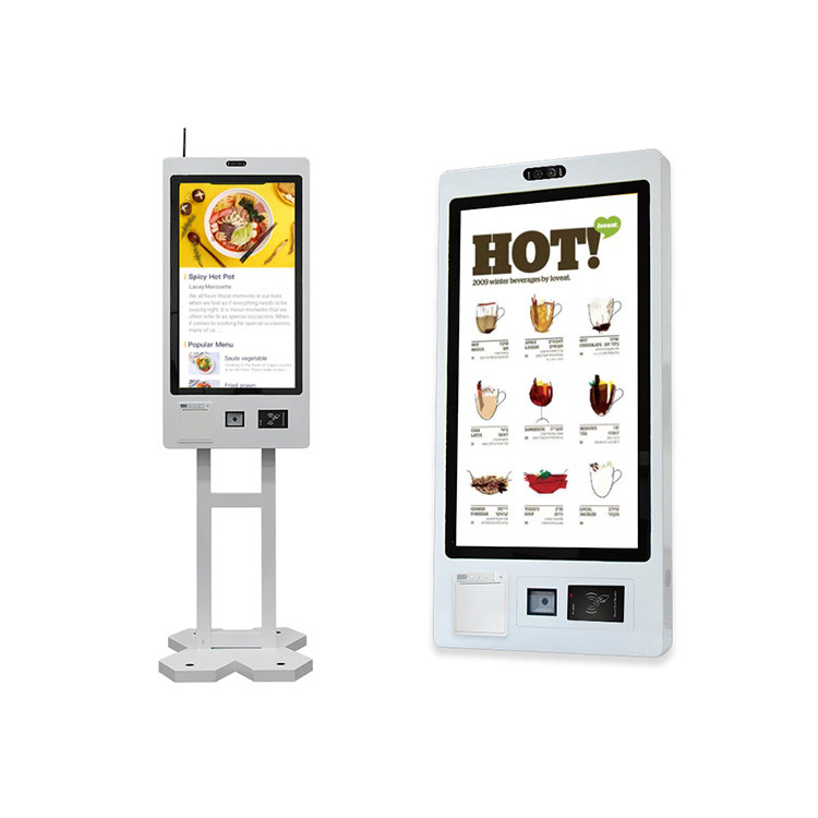 32 Touch Screen Fast Food Self Service Ordering Kiosk Self Checkout ...