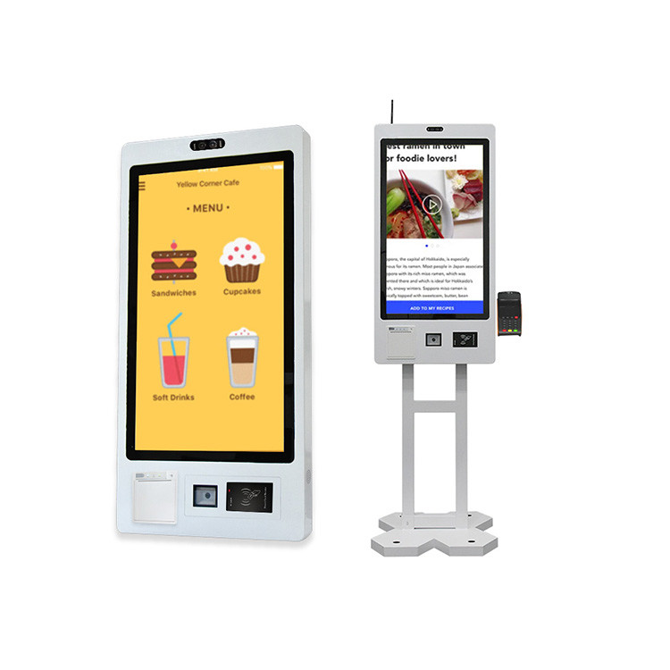 1920*1080 Resolution Self Service Kiosk for Wall Hanging Installation ...