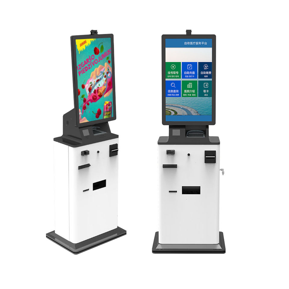 OEM Self Service Hotel Check In Kiosk Touchscreen Payment Interactive