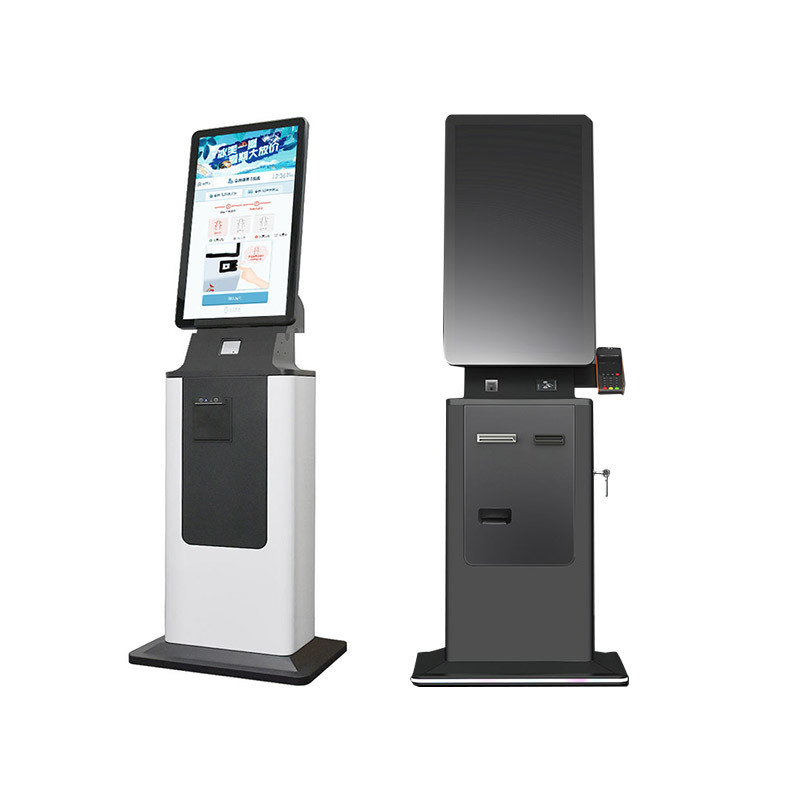 Smart Payment Terminal Self Check in Check Out Cash Acceptor and Ticket ...