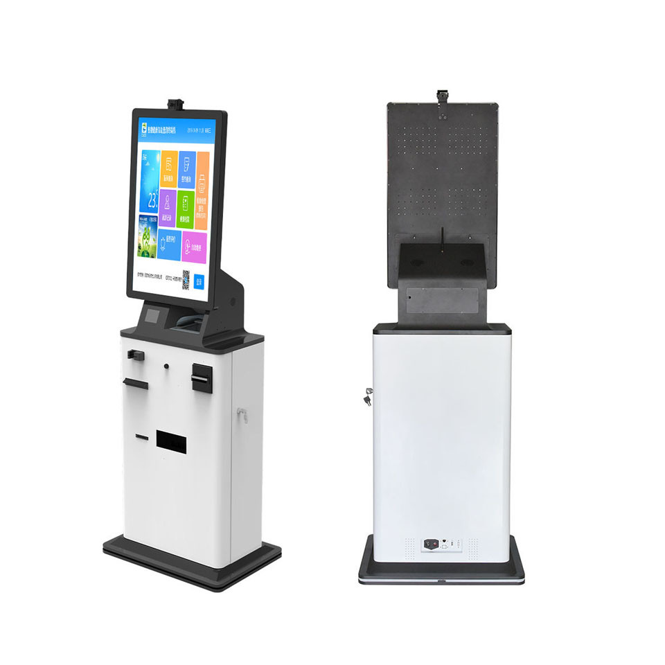27" Foreign Currency Exchange Machine , Customized Color Logo Cash Recycler