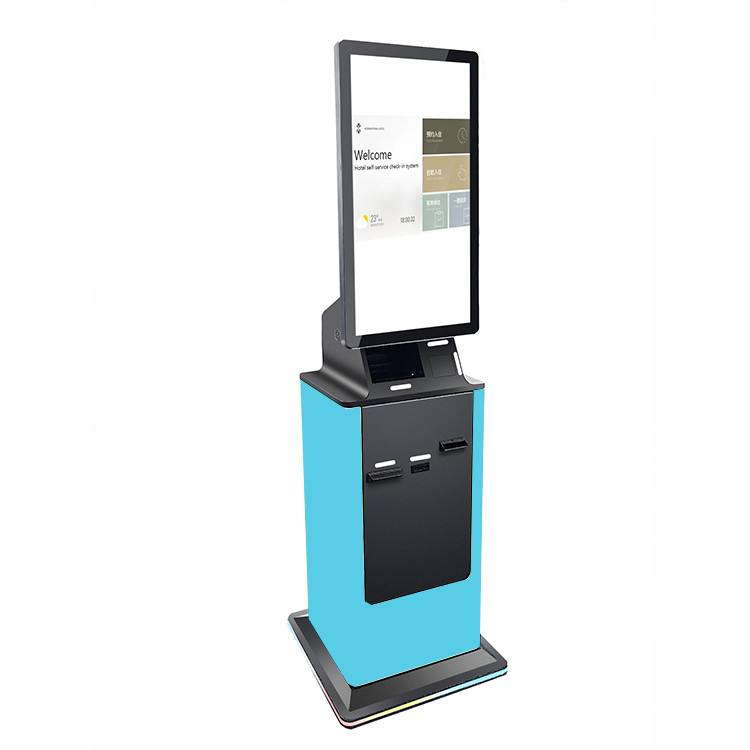 Thermal Printer Touch Screen Kiosk With Credit Card Reader Library Kiosk