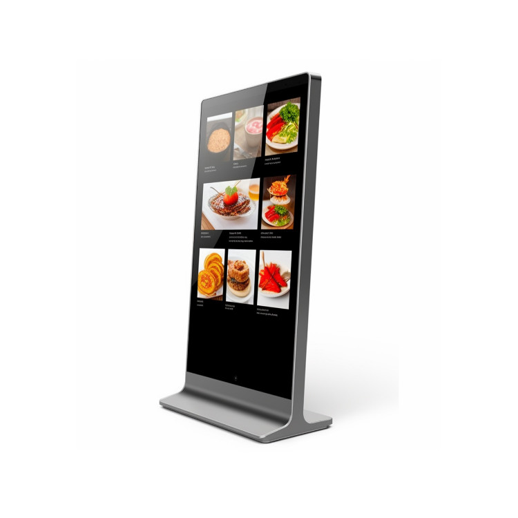 32" 55 Inch Indoor Floor Standing Kiosk Interactive Touch Screen Stand ...