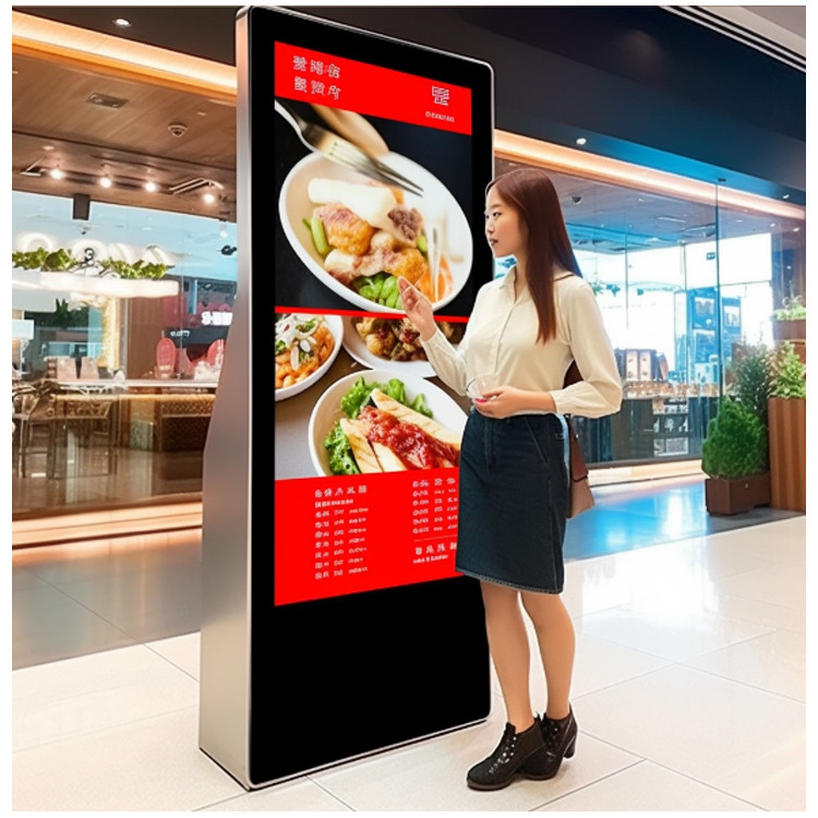 55 Inch Waterproof LCD Advertising Player Digital Signage Outdoor Stand ...