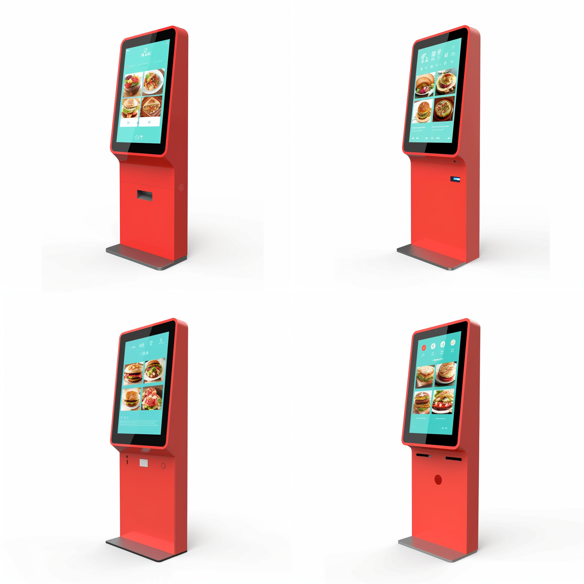 Automated KFC 32 Inch RFID Self Checkout Machines For Retail Store