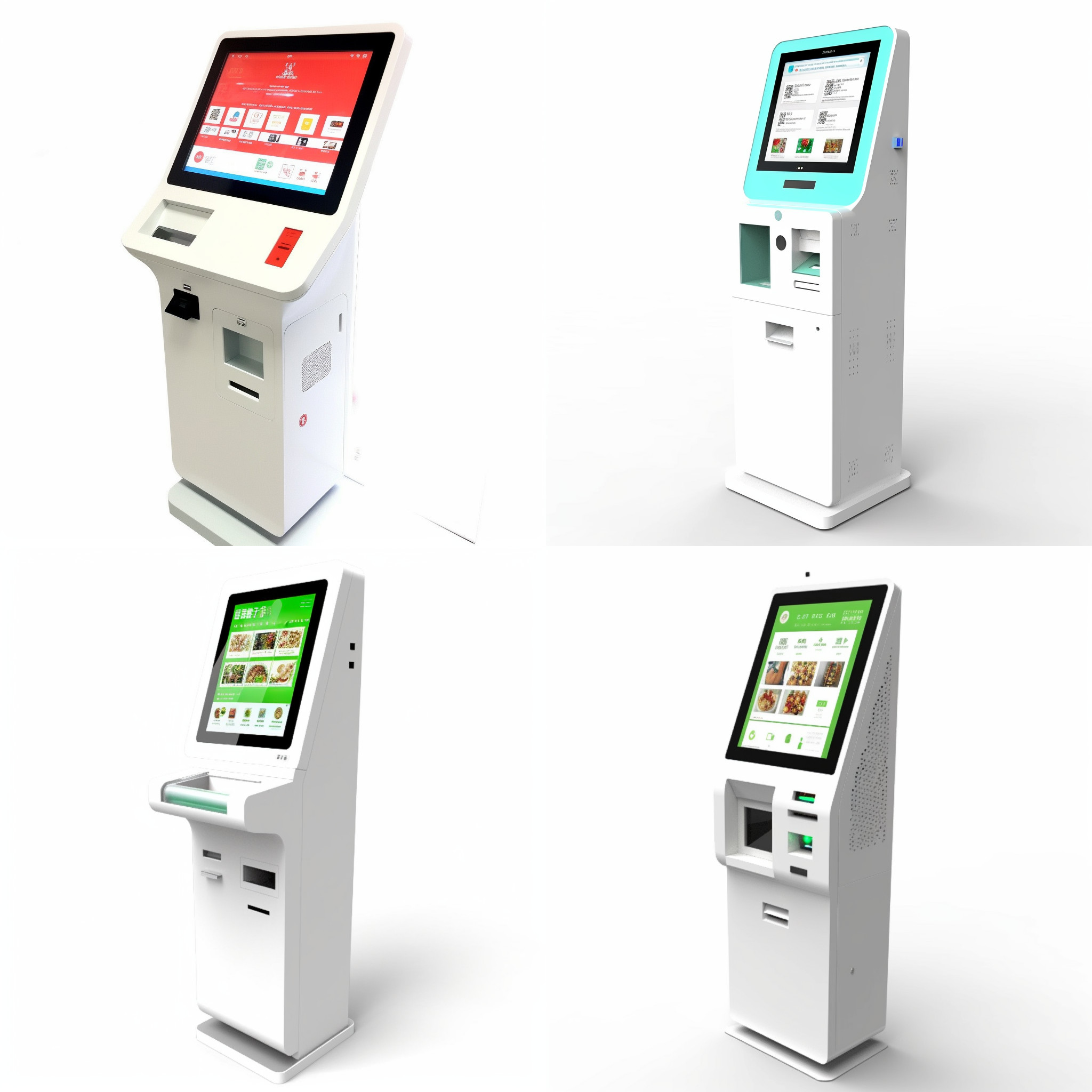 Outdoor Self Service Parking Payment Kiosk With Voucher Printer Ticket ...
