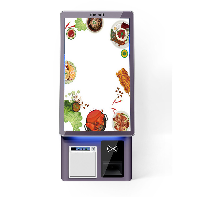 21.5 Inch Full HD Self Ordering Machine Food Quick Service Restaurant Kiosk