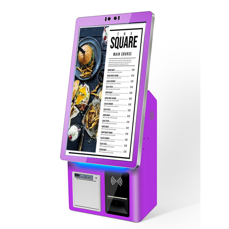 Menu Desktop Self-Service Terminal Kiosk Voucher Printer Card Scanner ...