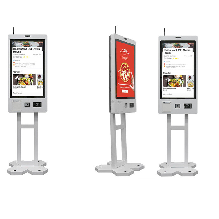 Wall Mounted Supermarket Self Checkout Kiosk with Fast QR Scanning ...