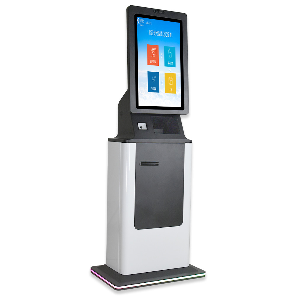 32inch Hotel Airport Check In Ticket Printer Kiosk with Self Service ...