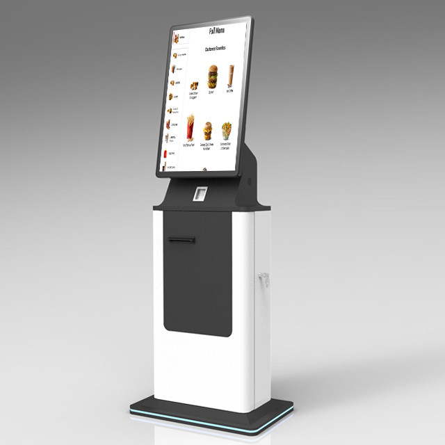 Capacitive Touch Interface Self Payment Kiosk With Biometric Security ...