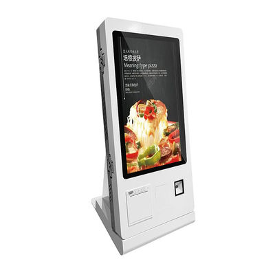 Free Standing Self Ordering Kiosk Mounted Food Printer QR Code Scanner ...