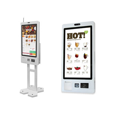 Android Payment Terminal Kiosk Wall Mounted Restaurant Food Ordering ...
