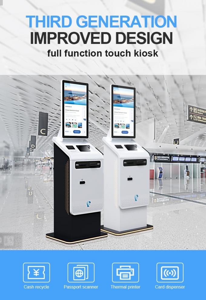 Automatic Payment Wifi Parking Kiosk Machine Ticket Dispenser