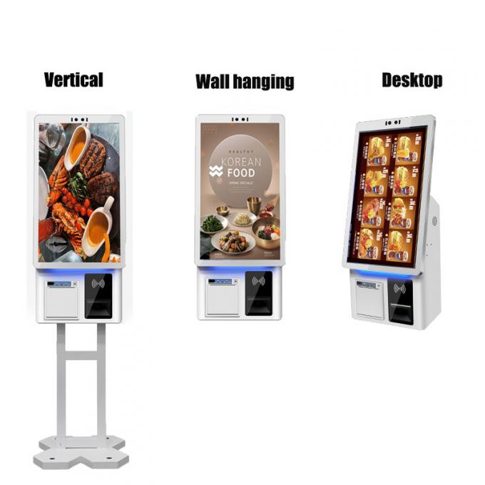 QR Code And RFID Self Service Kiosk With 10 Point Capacitive Touch For ...